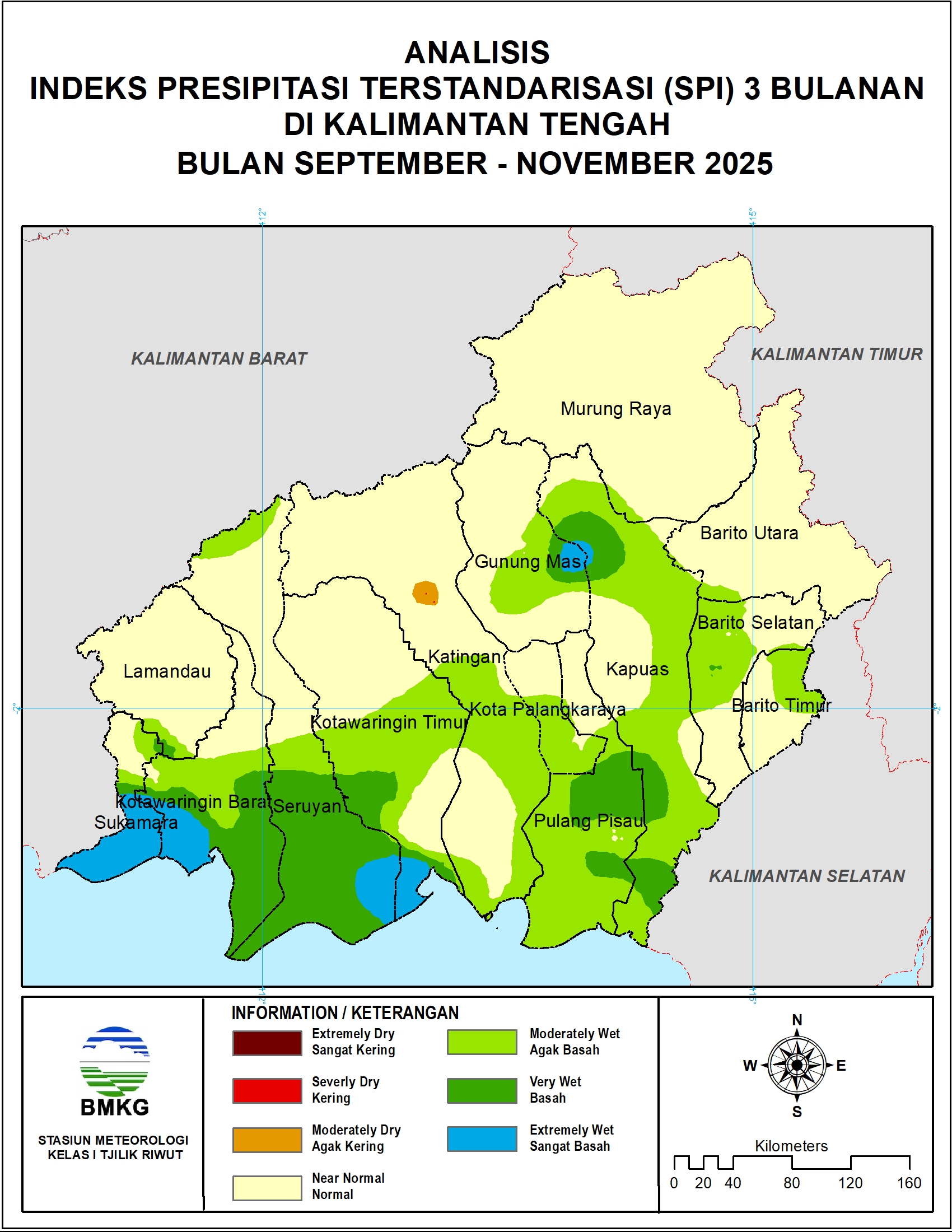 Stasiun Meteorologi Kelas I Tjilik Riwut Palangka Raya | Iklim